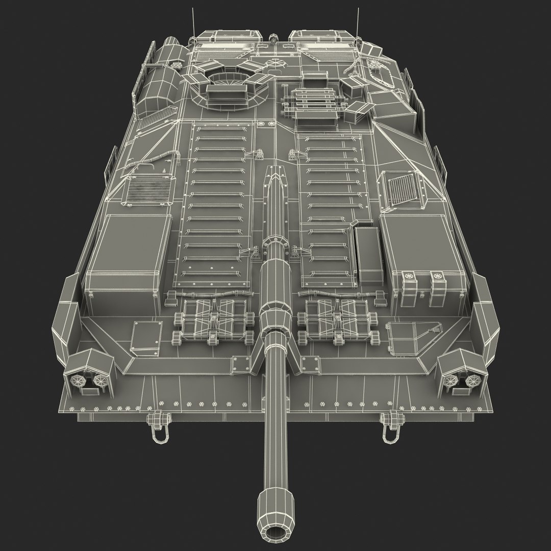 3d model swedish stridsvagn 103 main