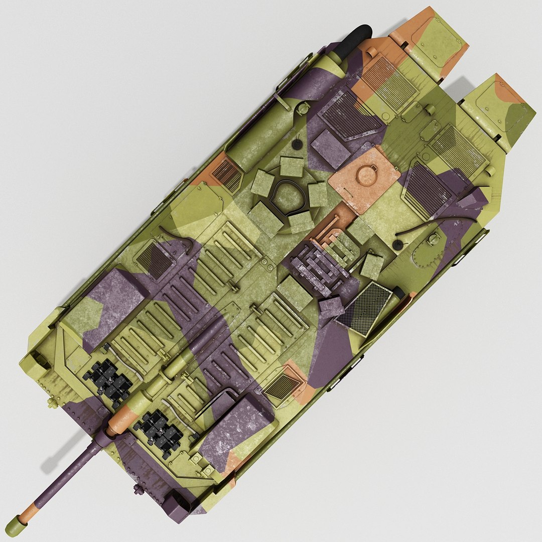 3d model swedish stridsvagn 103 main