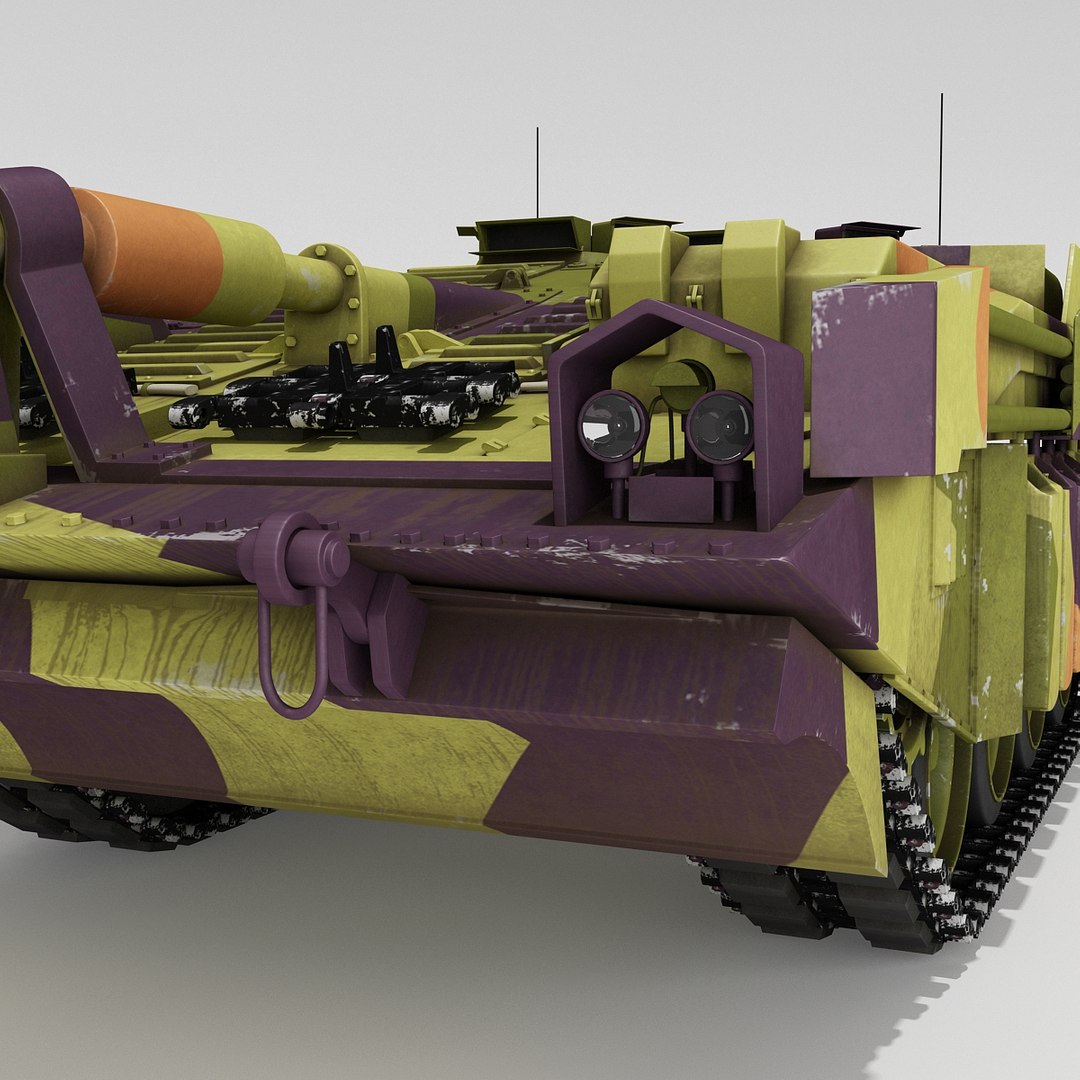 3d model swedish stridsvagn 103 main