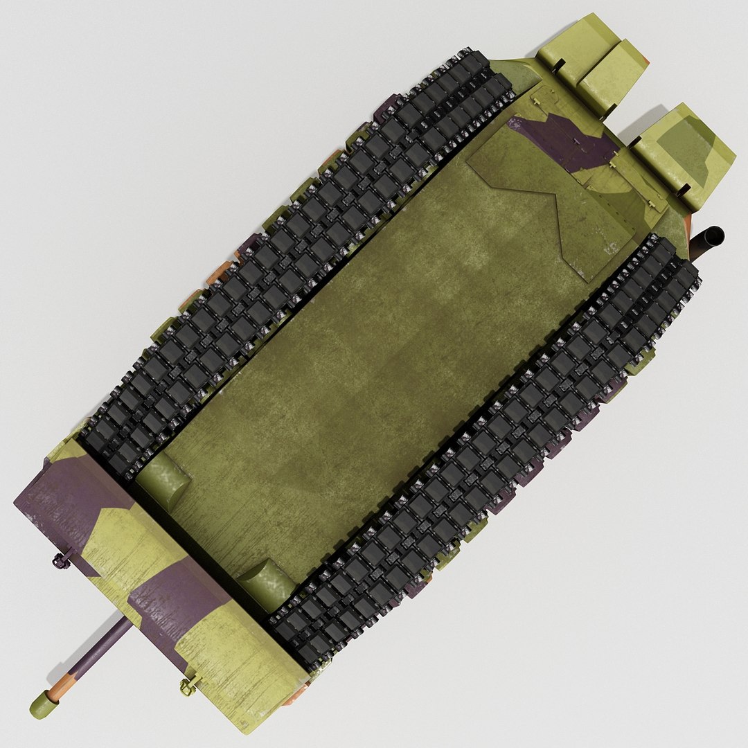 3d model swedish stridsvagn 103 main