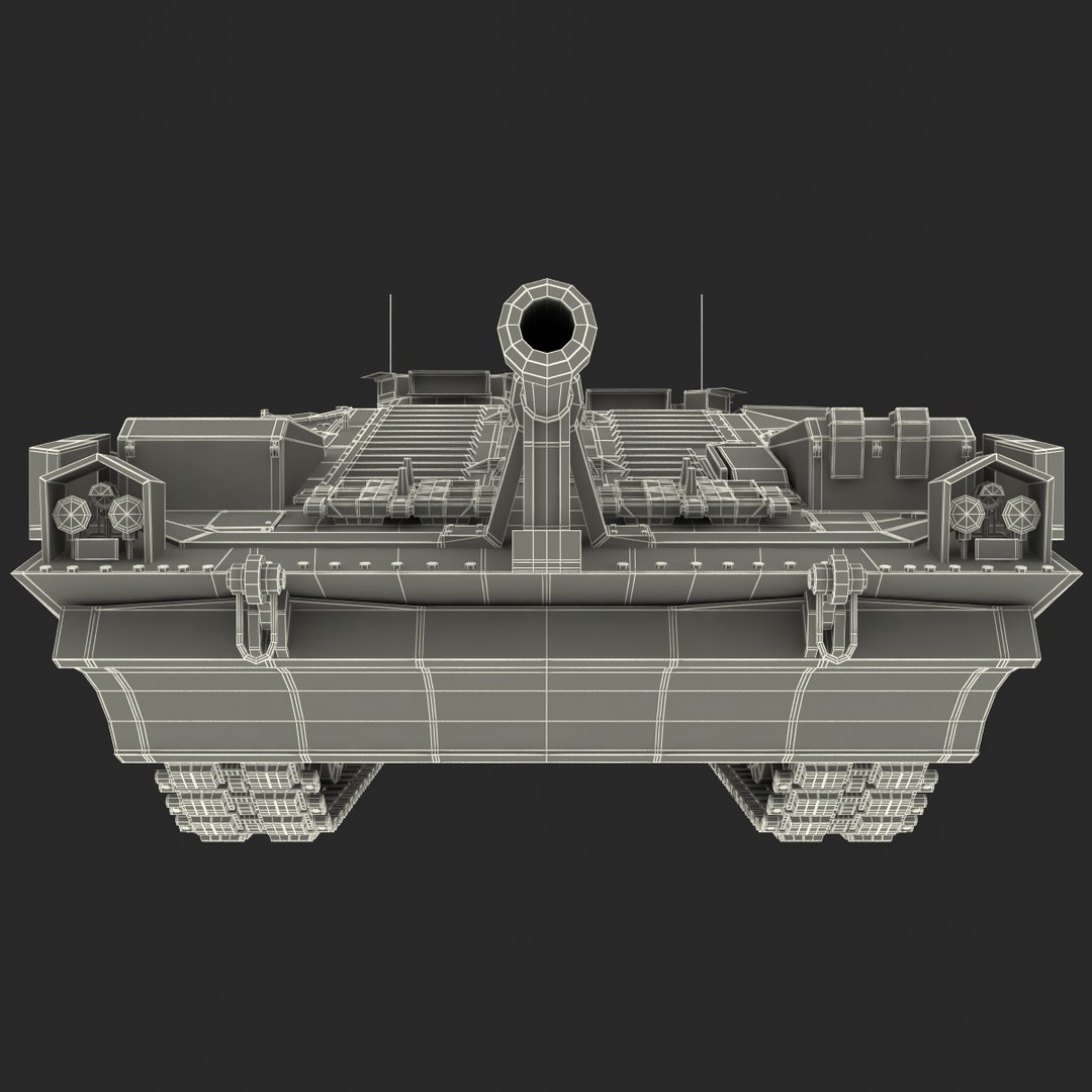 3d model swedish stridsvagn 103 main