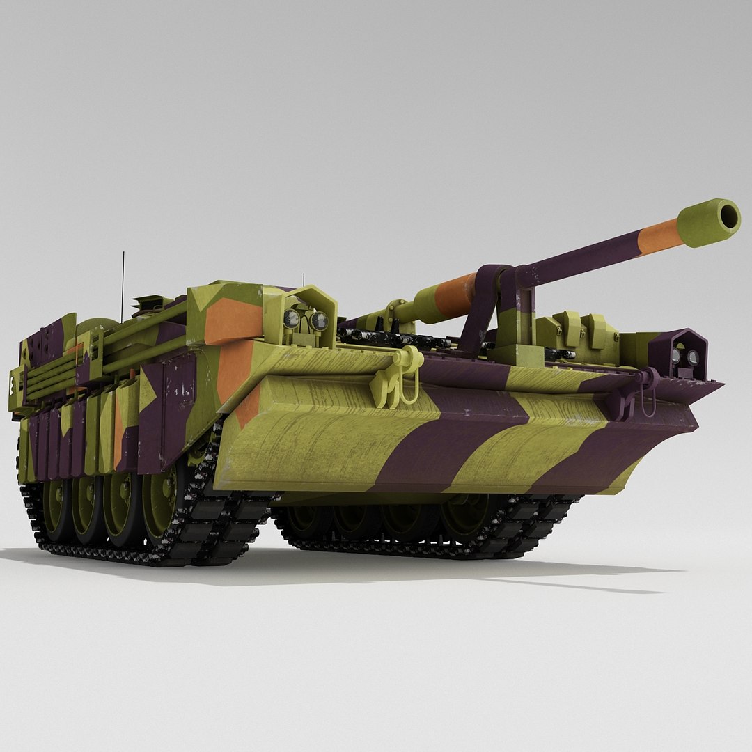 3d model swedish stridsvagn 103 main