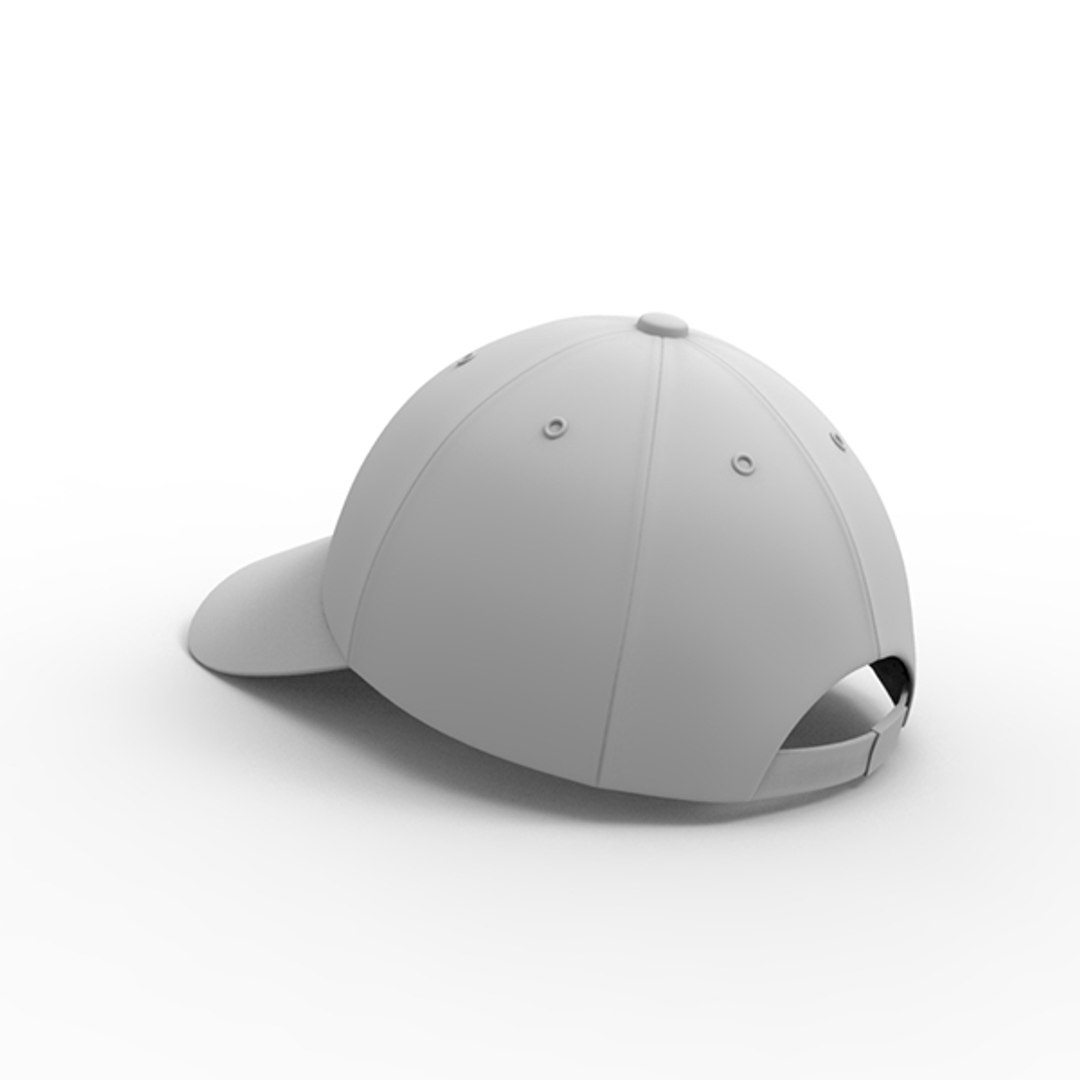 3d model of cap hat