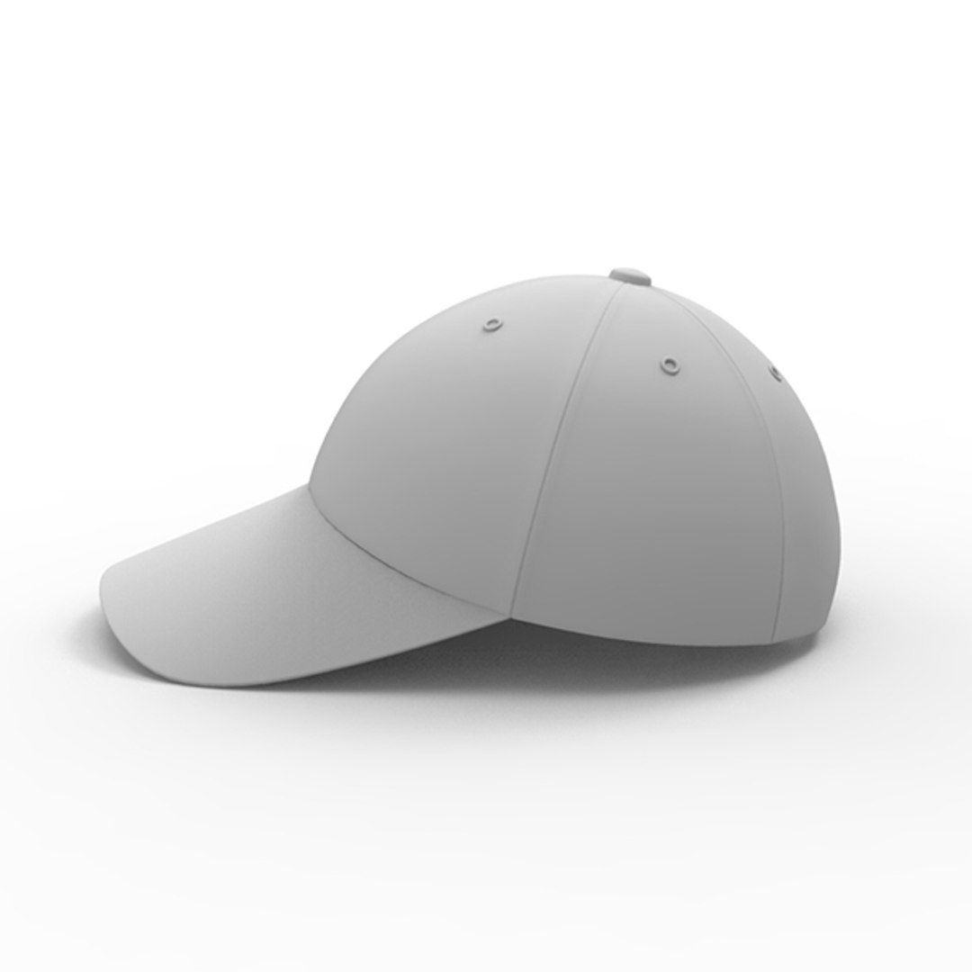 3d model of cap hat