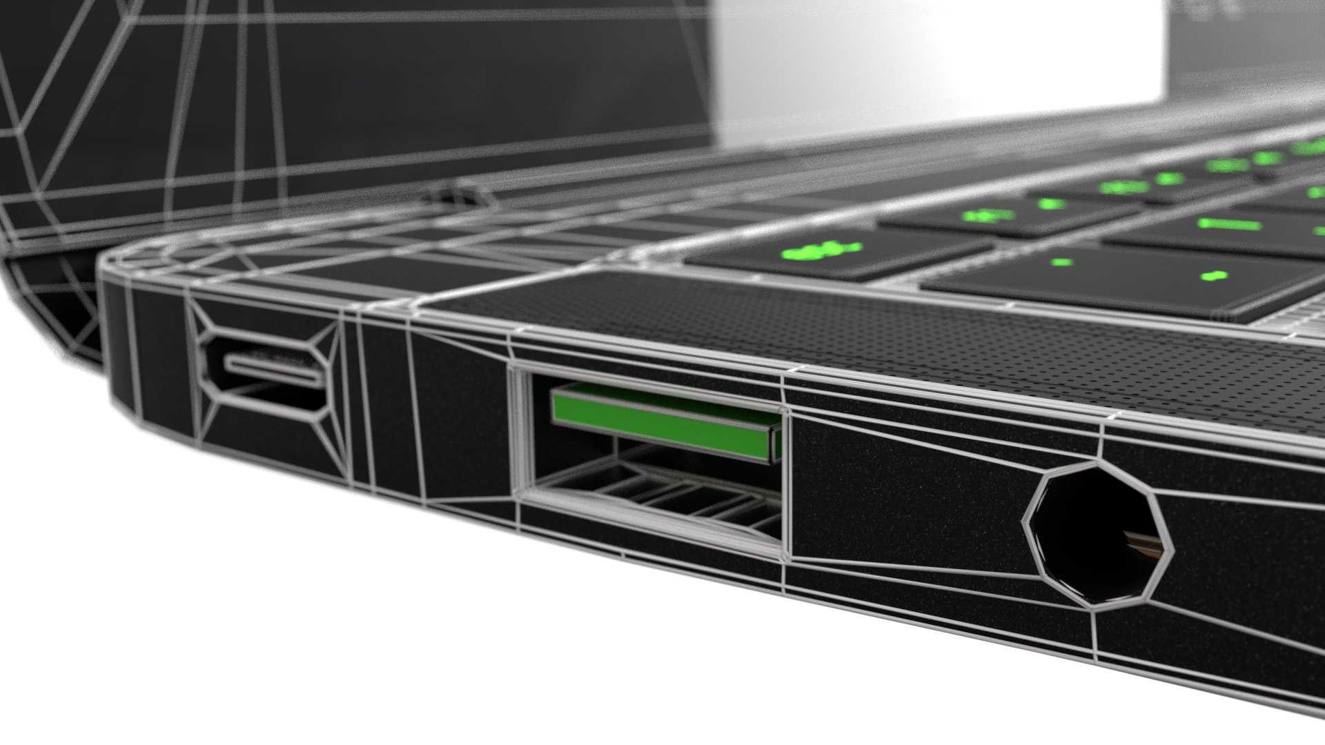 Razer Blade Stealth 3d Model