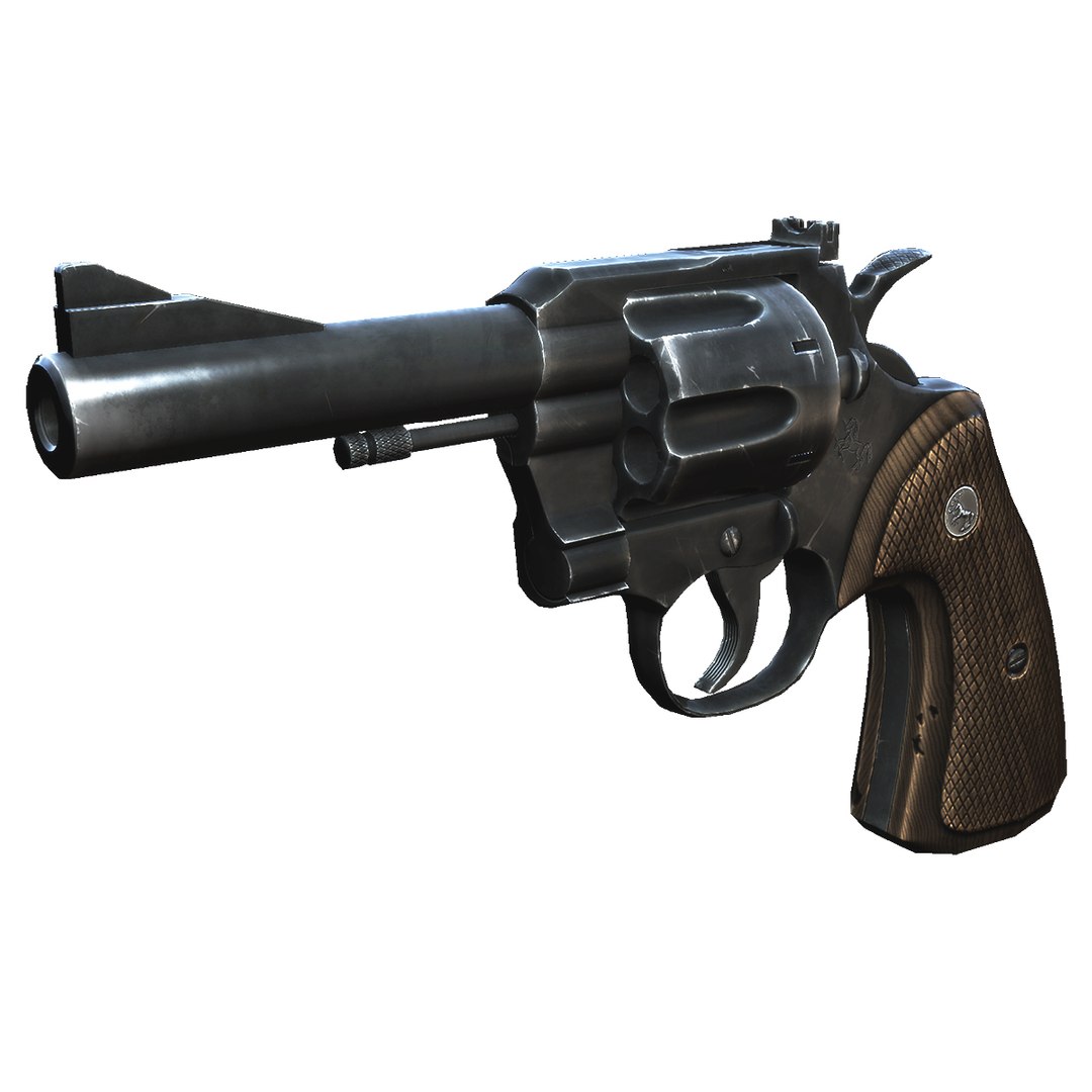 3d colt 357 revolver model