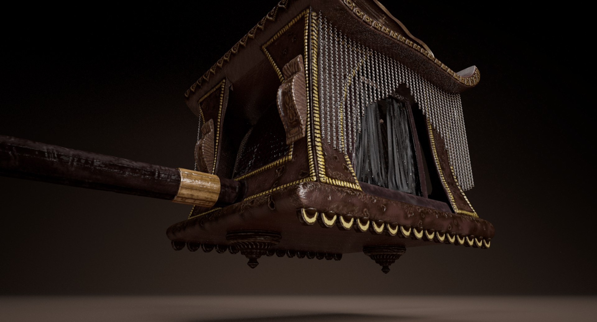 Palanquin Carriage Obj