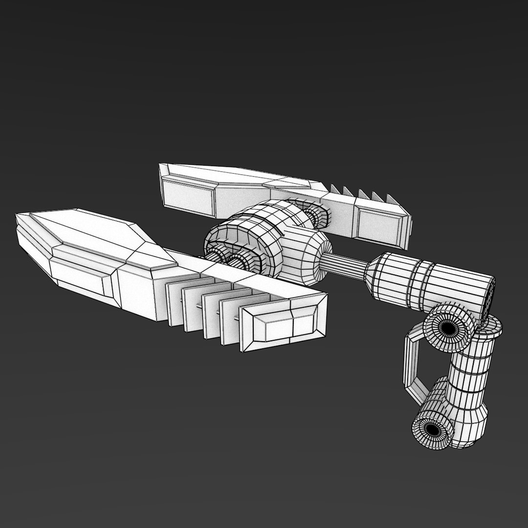 Blender Guns 3D Model - TurboSquid 1170890