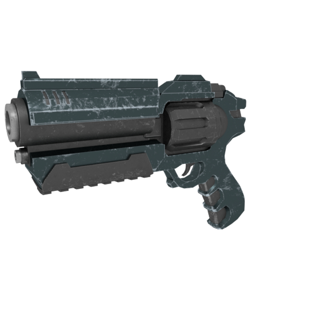 Blender Guns 3D Model - TurboSquid 1170890