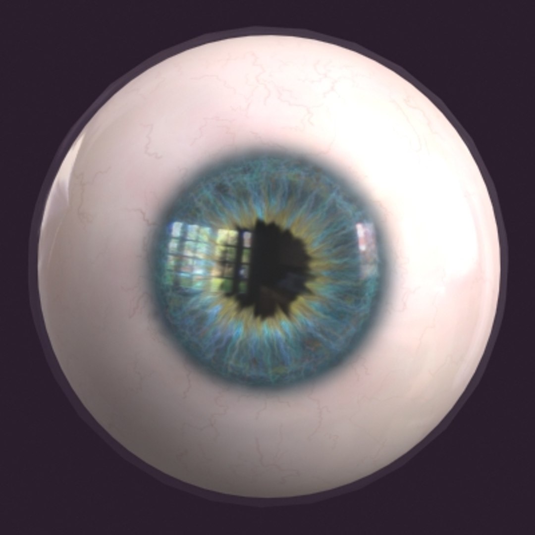 Realistic Eyes 3d Model