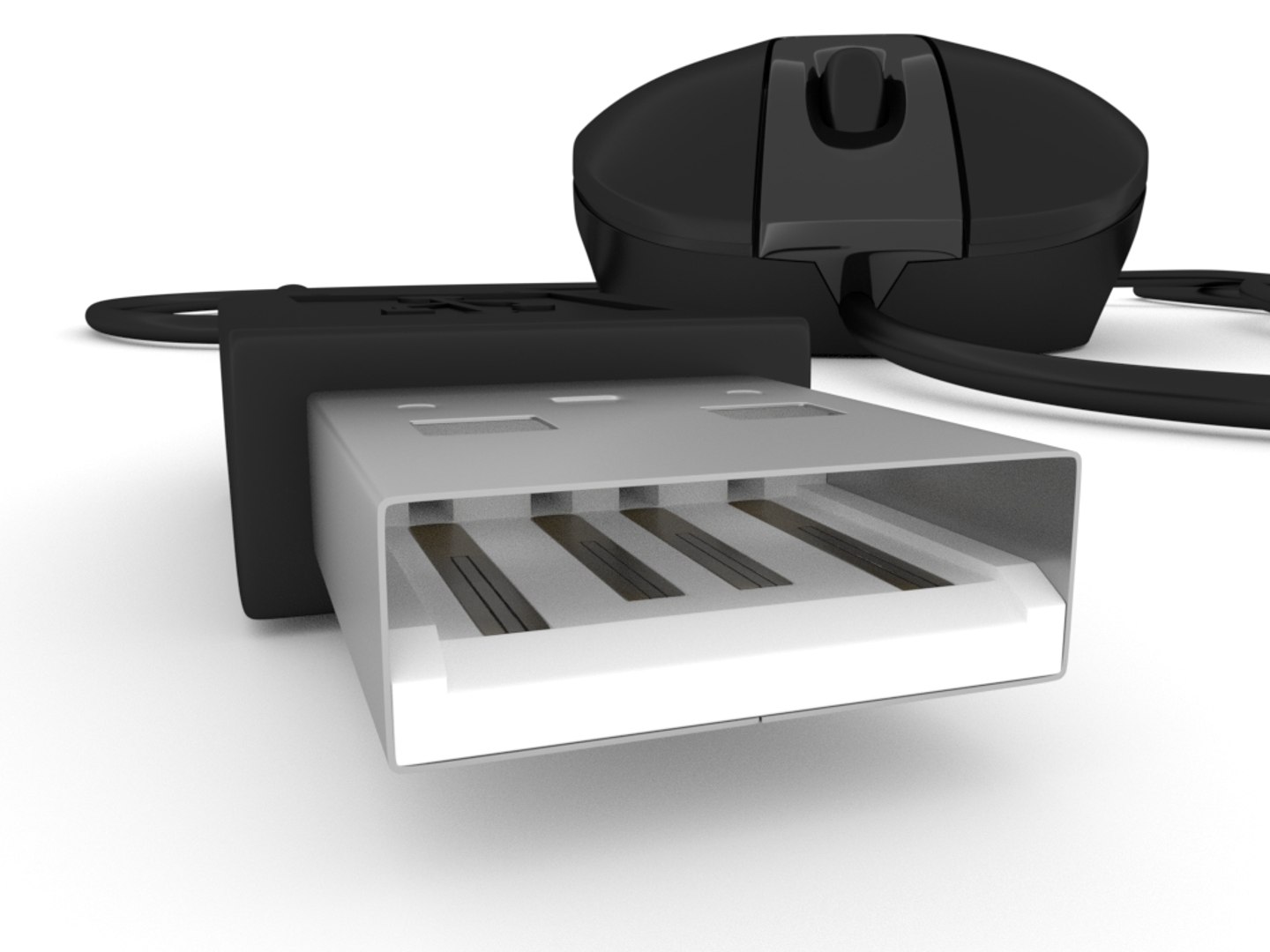 Wired Mouse 3D Model - TurboSquid 1425047