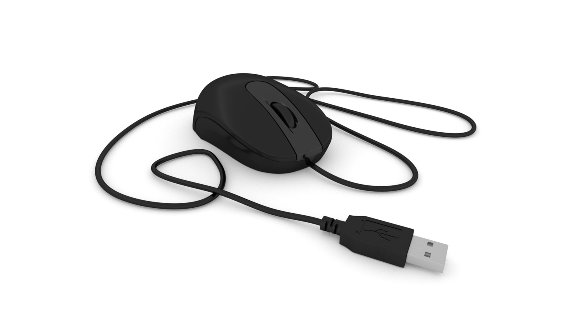Wired Mouse 3D Model - TurboSquid 1425047