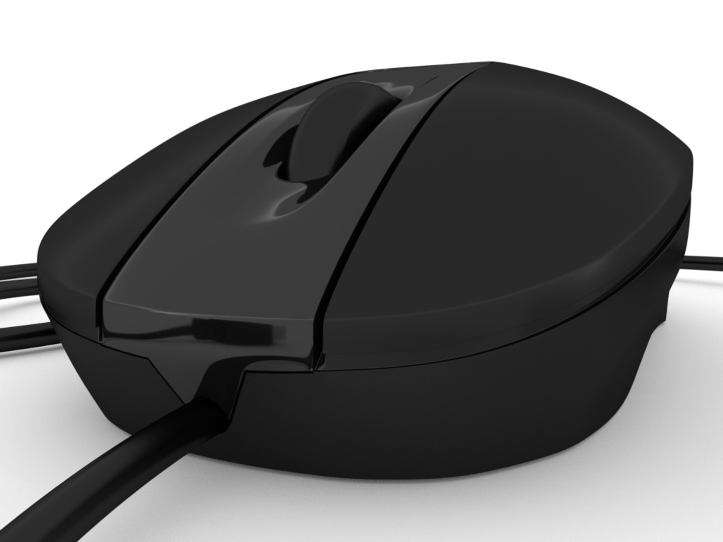 Wired Mouse 3D Model - TurboSquid 1425047