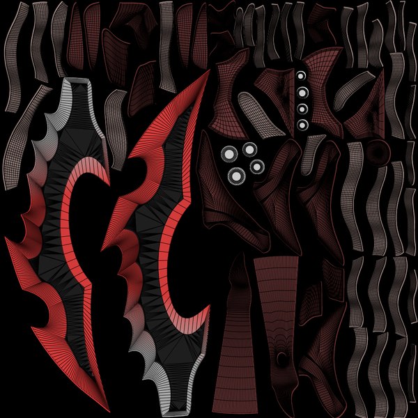 modelo 3d Knight Slayer y Kasakas Fang - TurboSquid 2218703