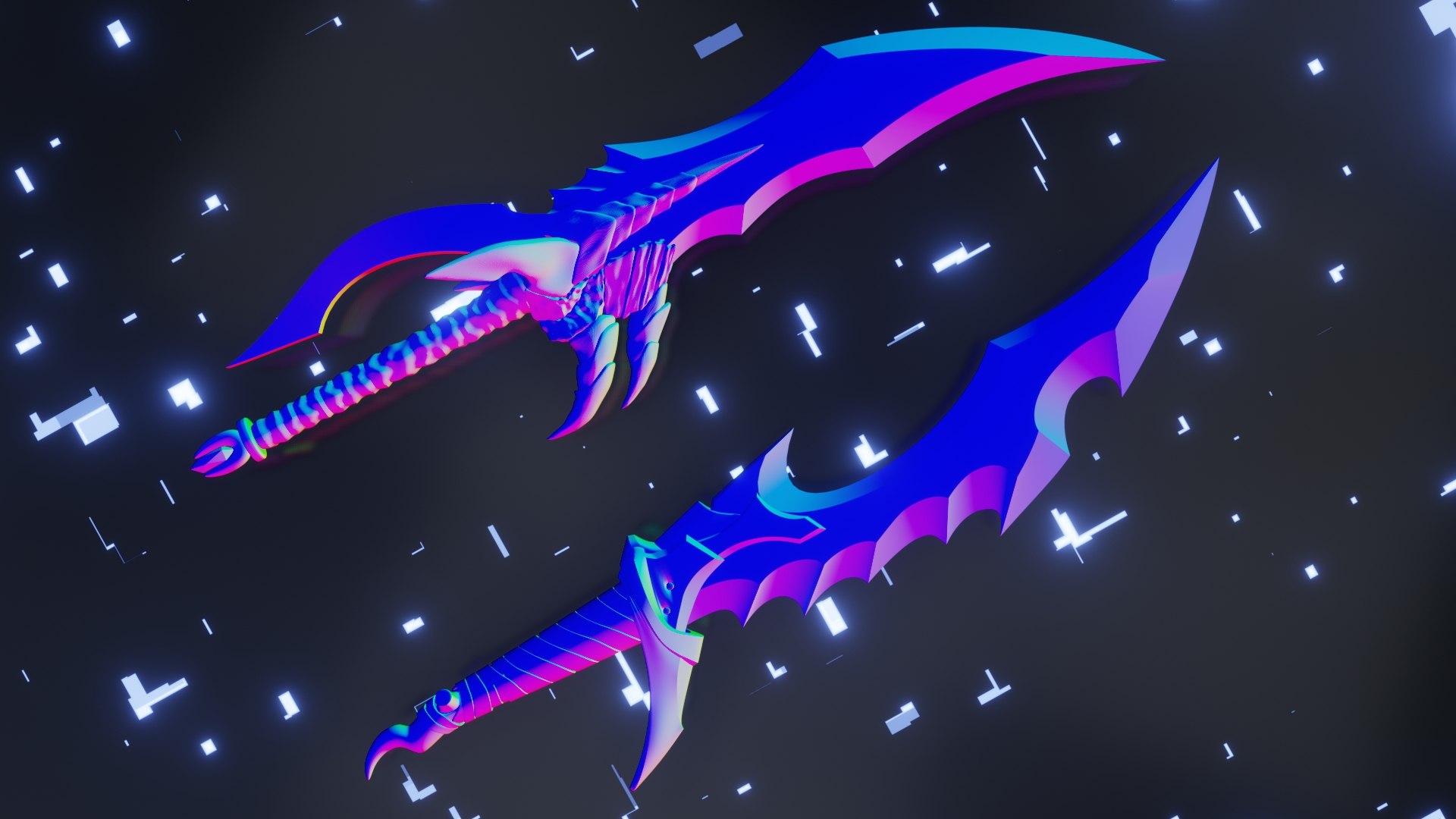 3D Knight Slayer And Kasakas Fang - TurboSquid 2218703