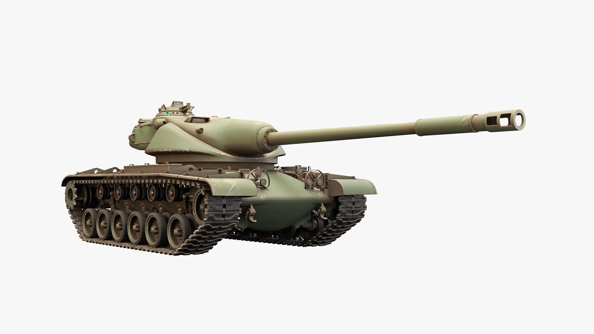 3D model t54e1 tank - TurboSquid 1561555