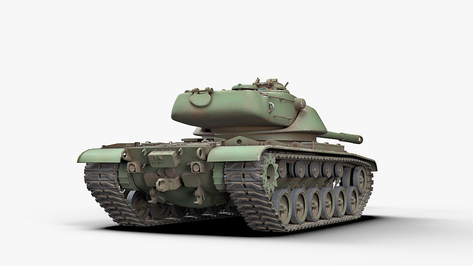 3D model t54e1 tank - TurboSquid 1561555