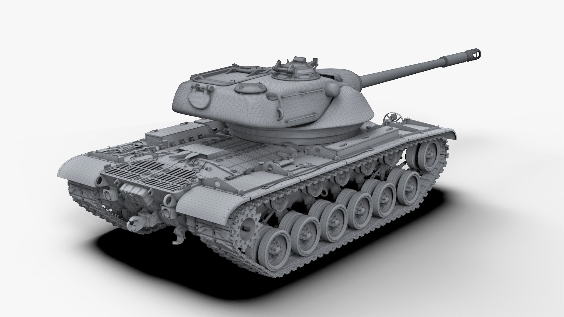 3D model t54e1 tank - TurboSquid 1561555