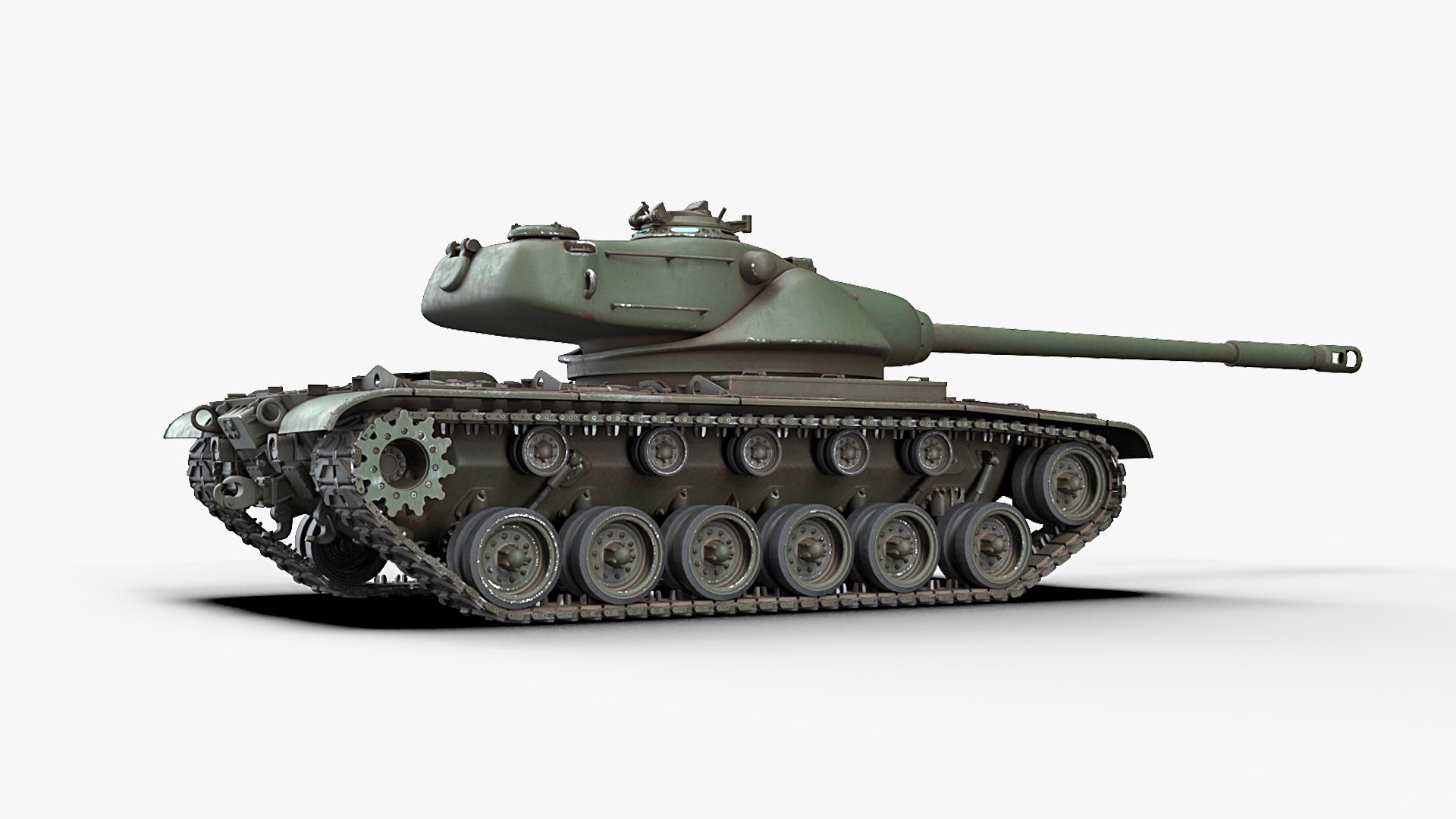 3D model t54e1 tank - TurboSquid 1561555