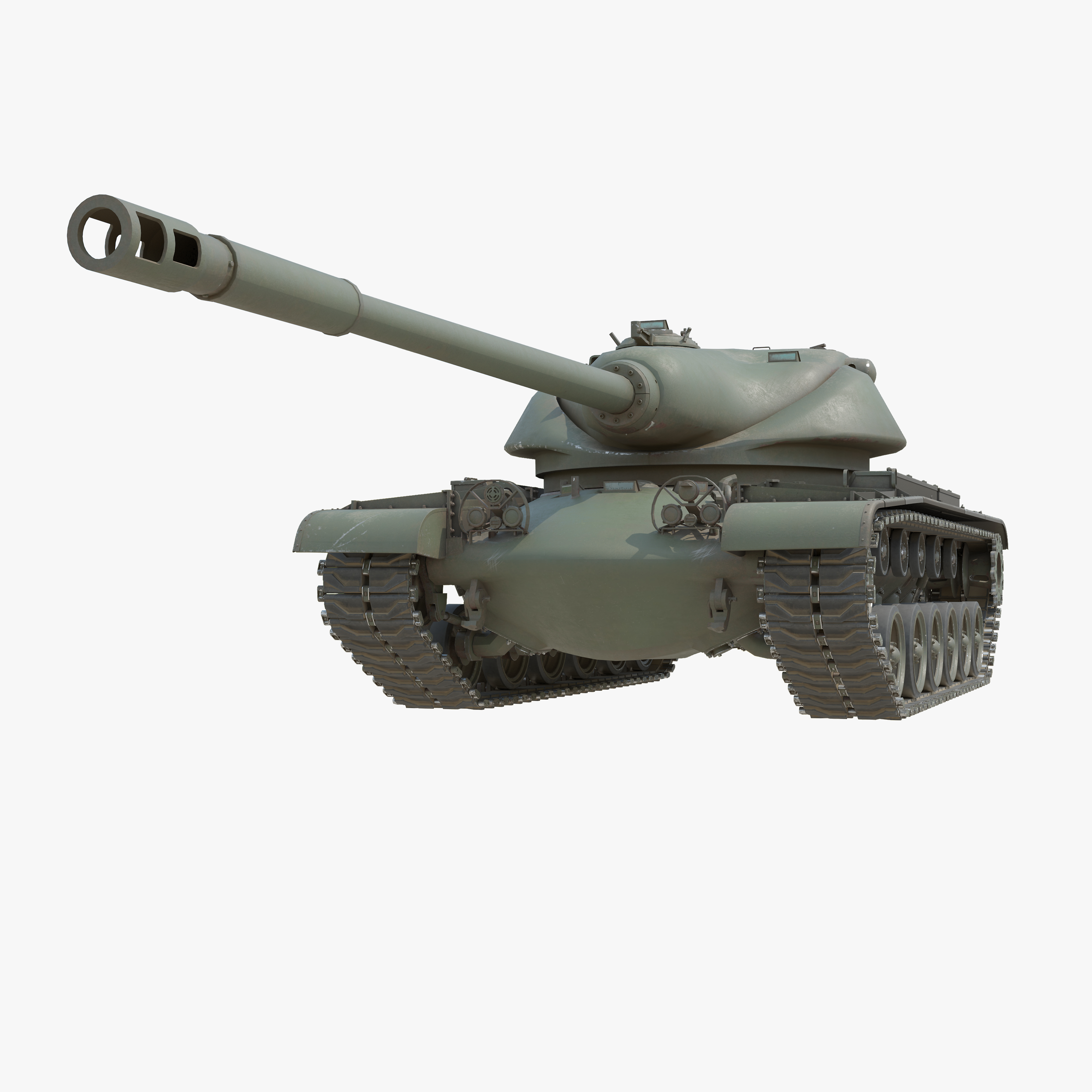 modelo 3d Tanque T54E1 - TurboSquid 1561555