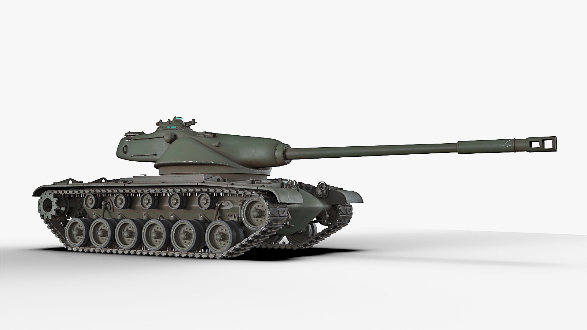 3D model t54e1 tank - TurboSquid 1561555