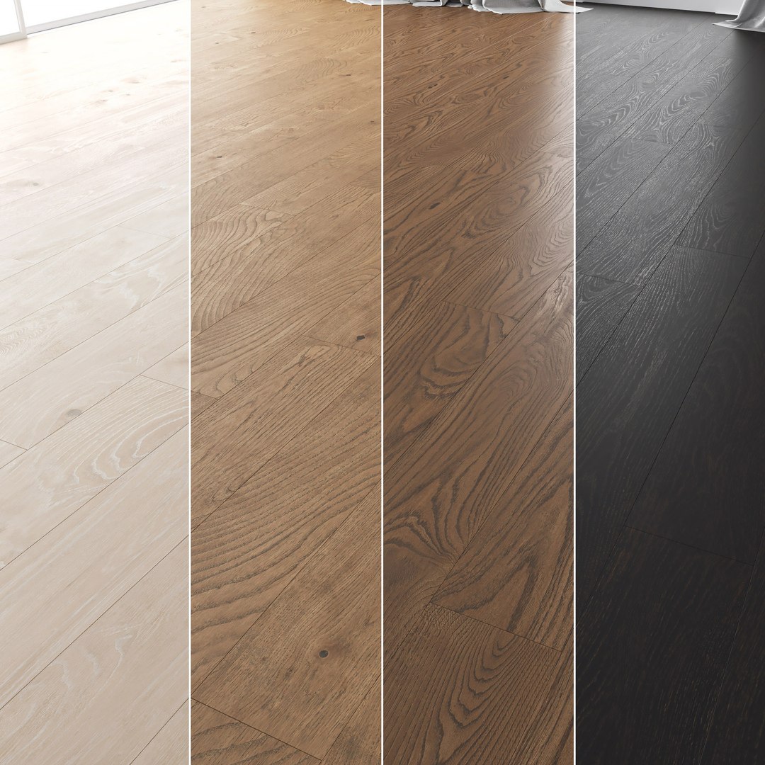 3D Floor Set 01 Wood Model - TurboSquid 1643943