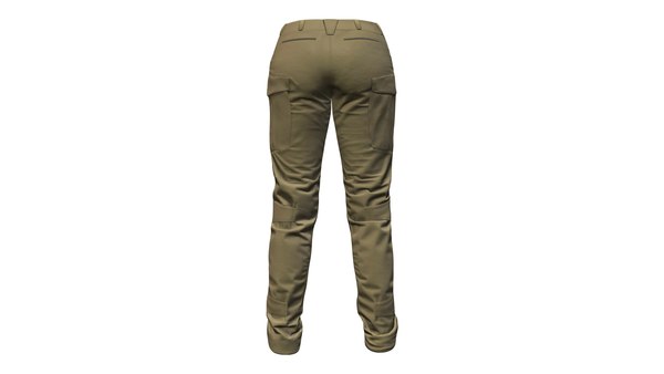 3D Women Tactical Cargo Pants model - TurboSquid 1962249