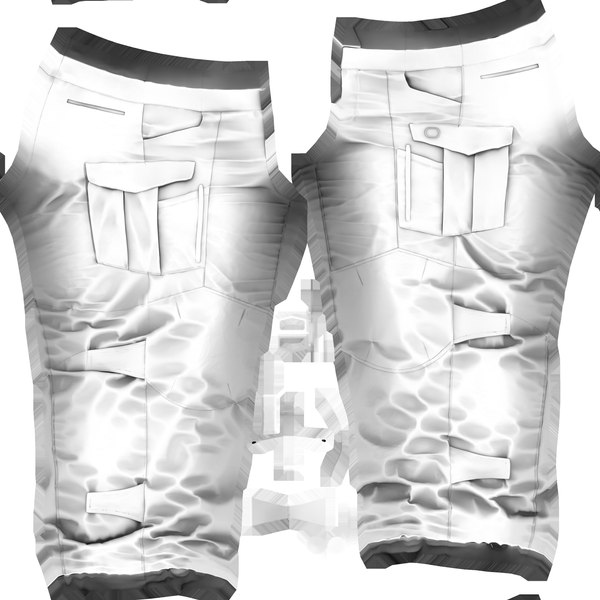 3D Women Tactical Cargo Pants model - TurboSquid 1962249