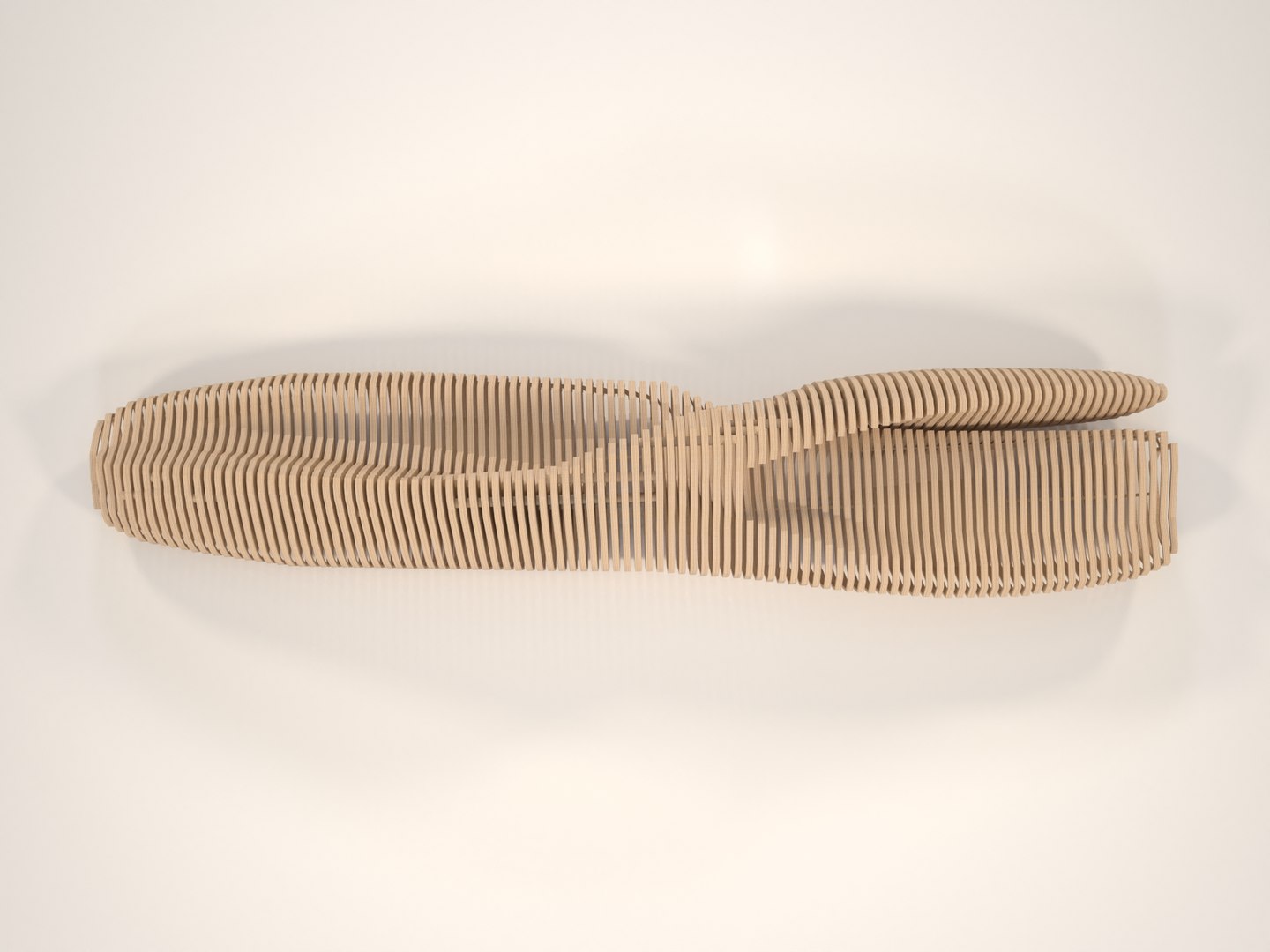 Wooden Parametric Bench Snakes 3D Model - TurboSquid 1592944