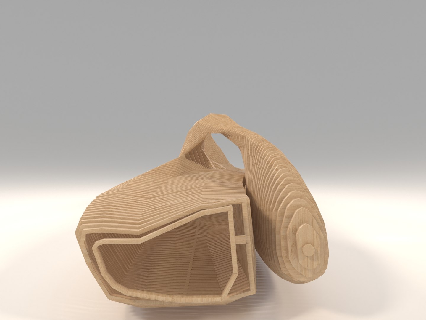 Wooden Parametric Bench Snakes 3D Model - TurboSquid 1592944