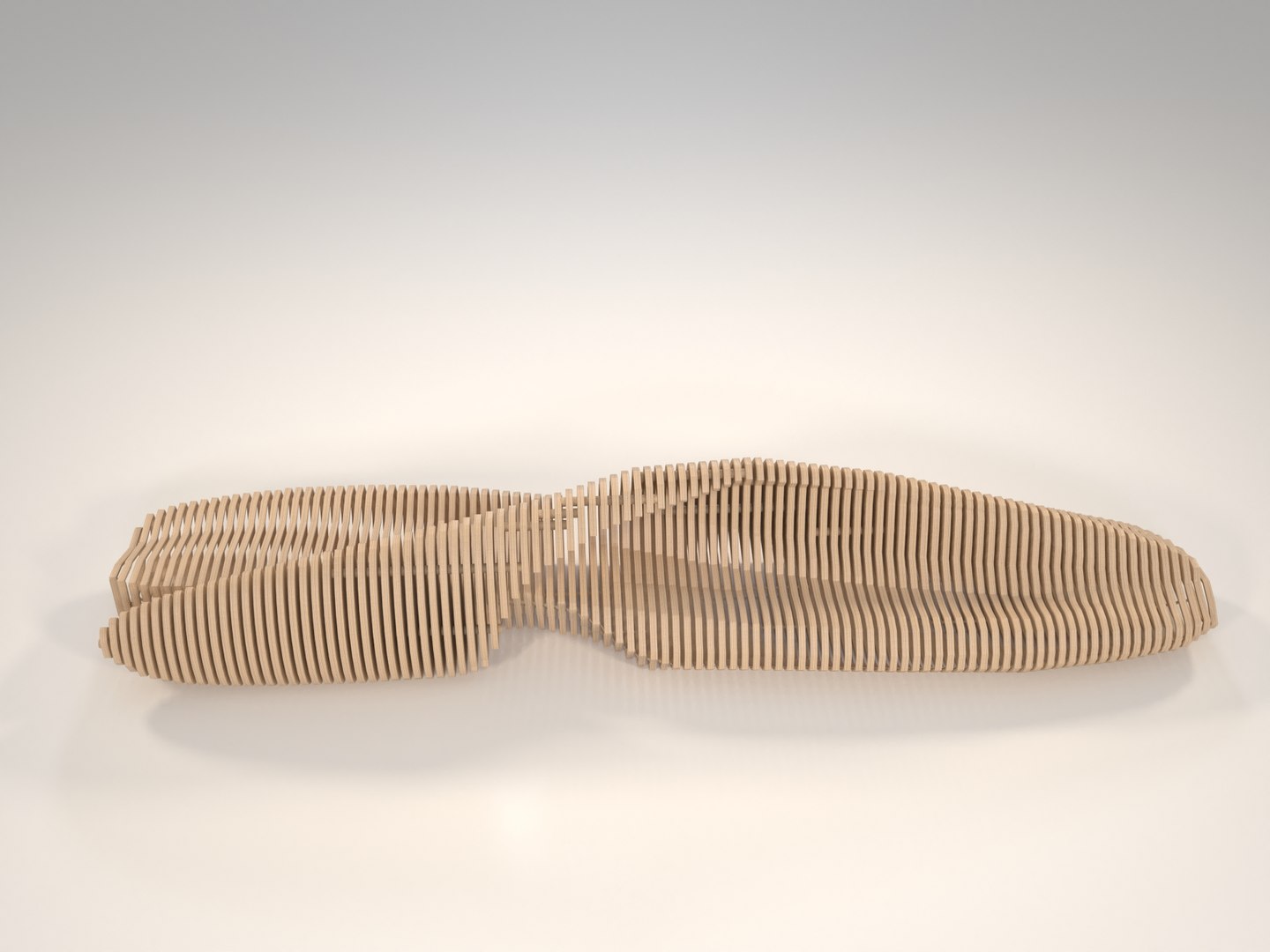 Wooden Parametric Bench Snakes 3D Model - TurboSquid 1592944