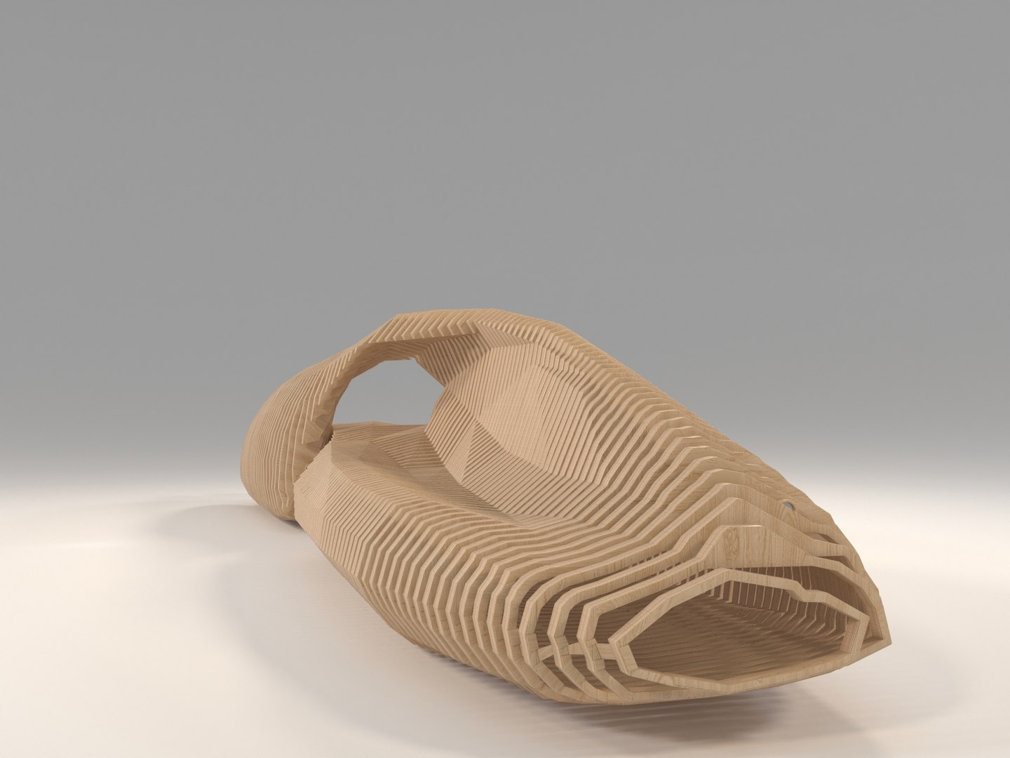 Wooden Parametric Bench Snakes 3D Model - TurboSquid 1592944