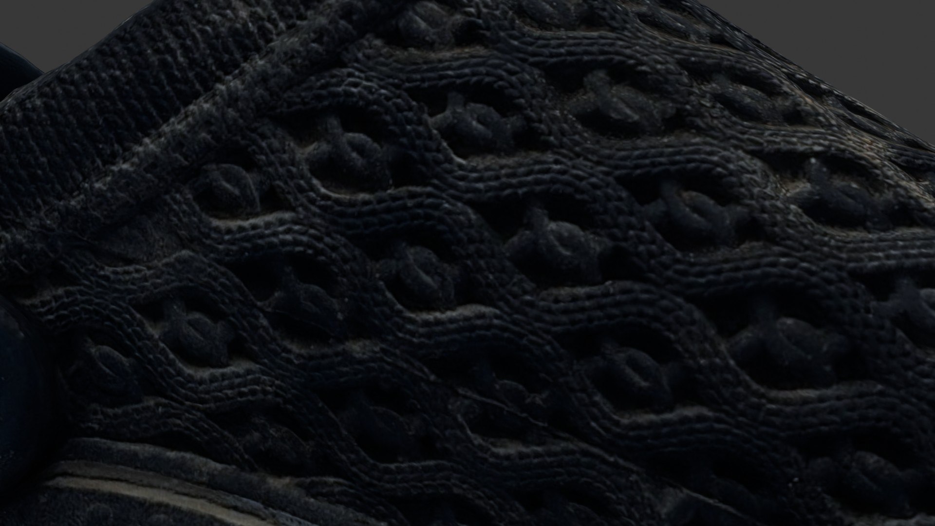 3D Model Worn Black Mesh Clogs 3D Scan - TurboSquid 2400233