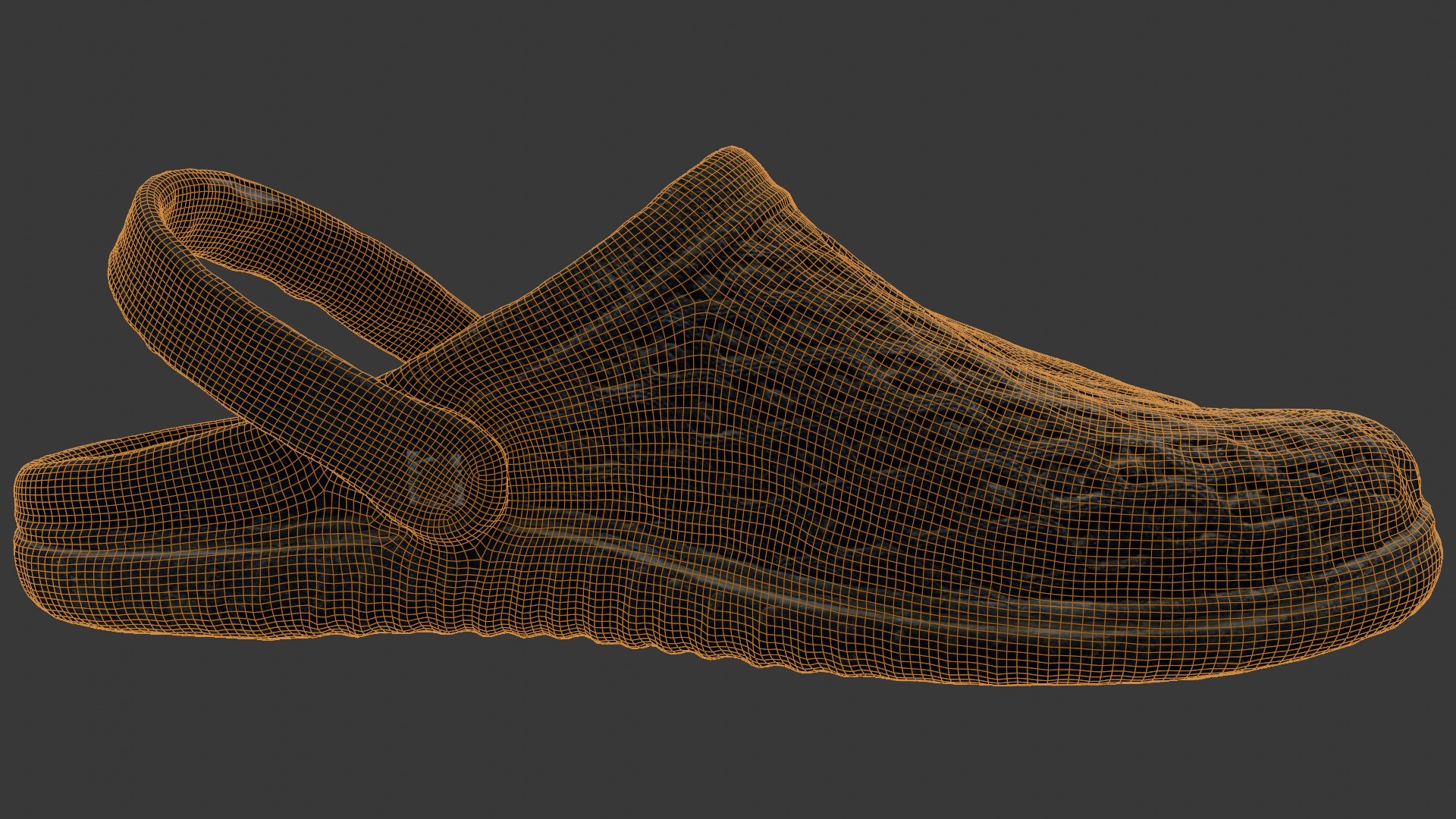 3D Model Worn Black Mesh Clogs 3D Scan - TurboSquid 2400233