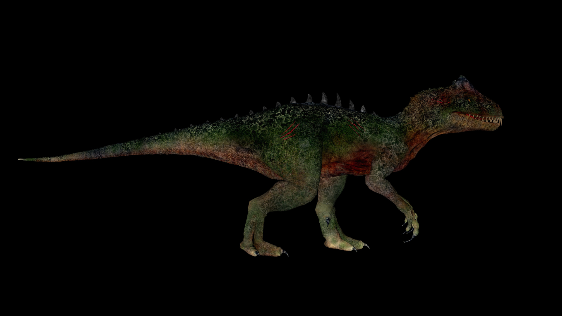 Allosaurus Animated 3D Model 3D Model - TurboSquid 2016777