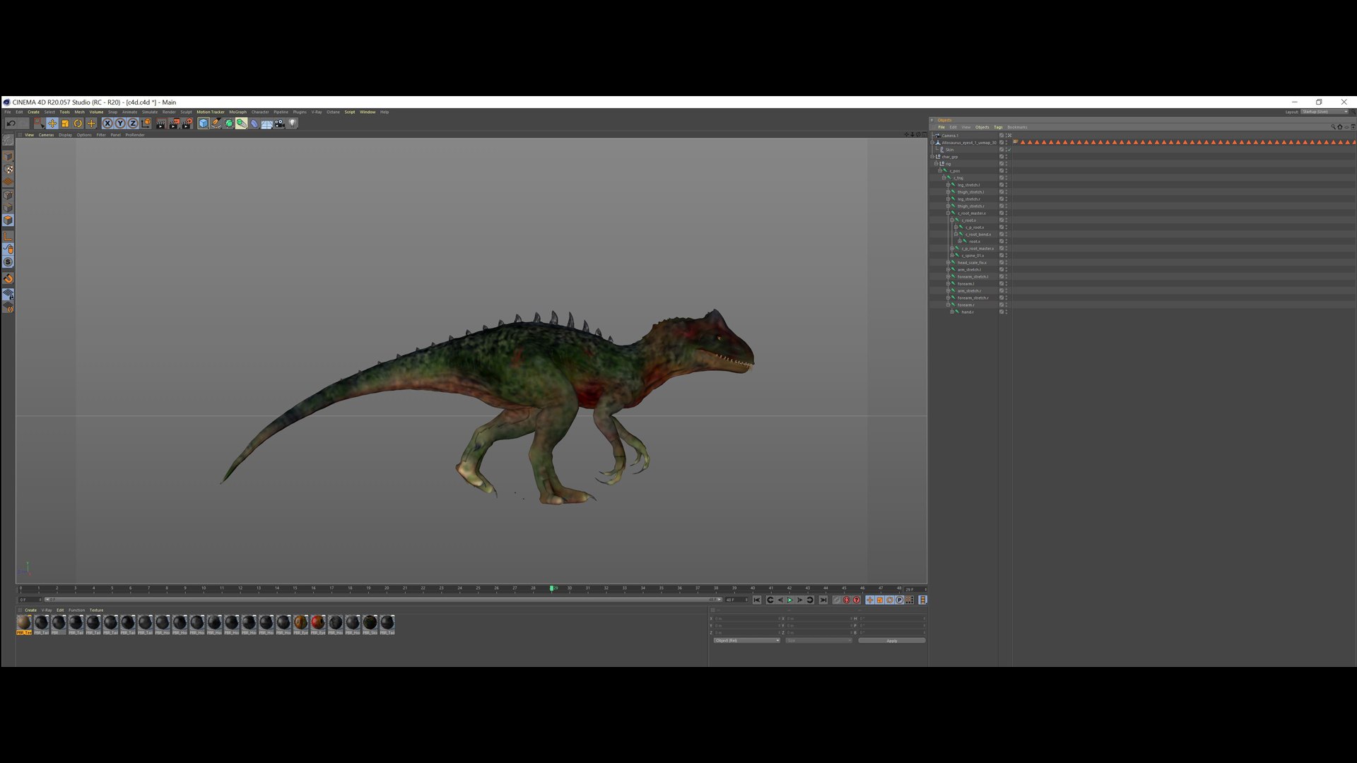 Allosaurus Animated 3D Model 3D Model - TurboSquid 2016777