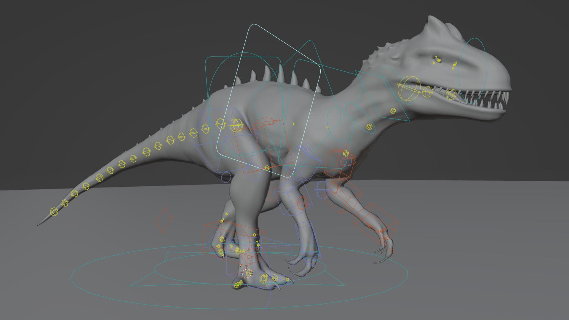 Allosaurus Animated 3D Model 3D Model - TurboSquid 2016777