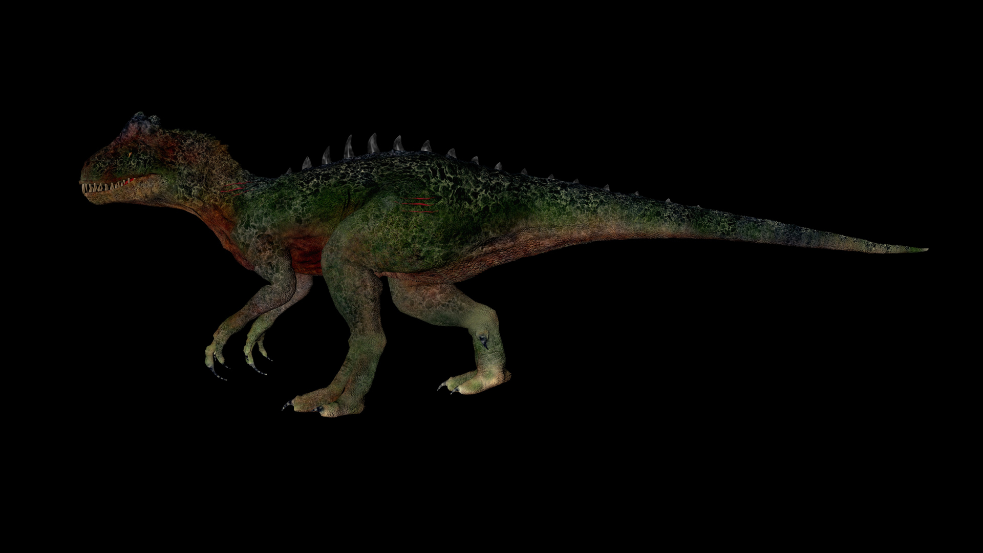 Allosaurus Animated 3D Model 3D Model - TurboSquid 2016777