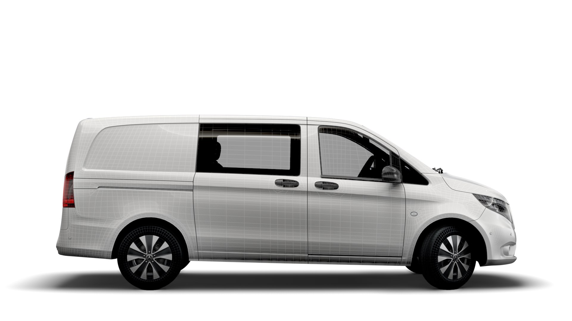 3D Mercedes Benz Vito Mixto Tourer 2019 - TurboSquid 1728832