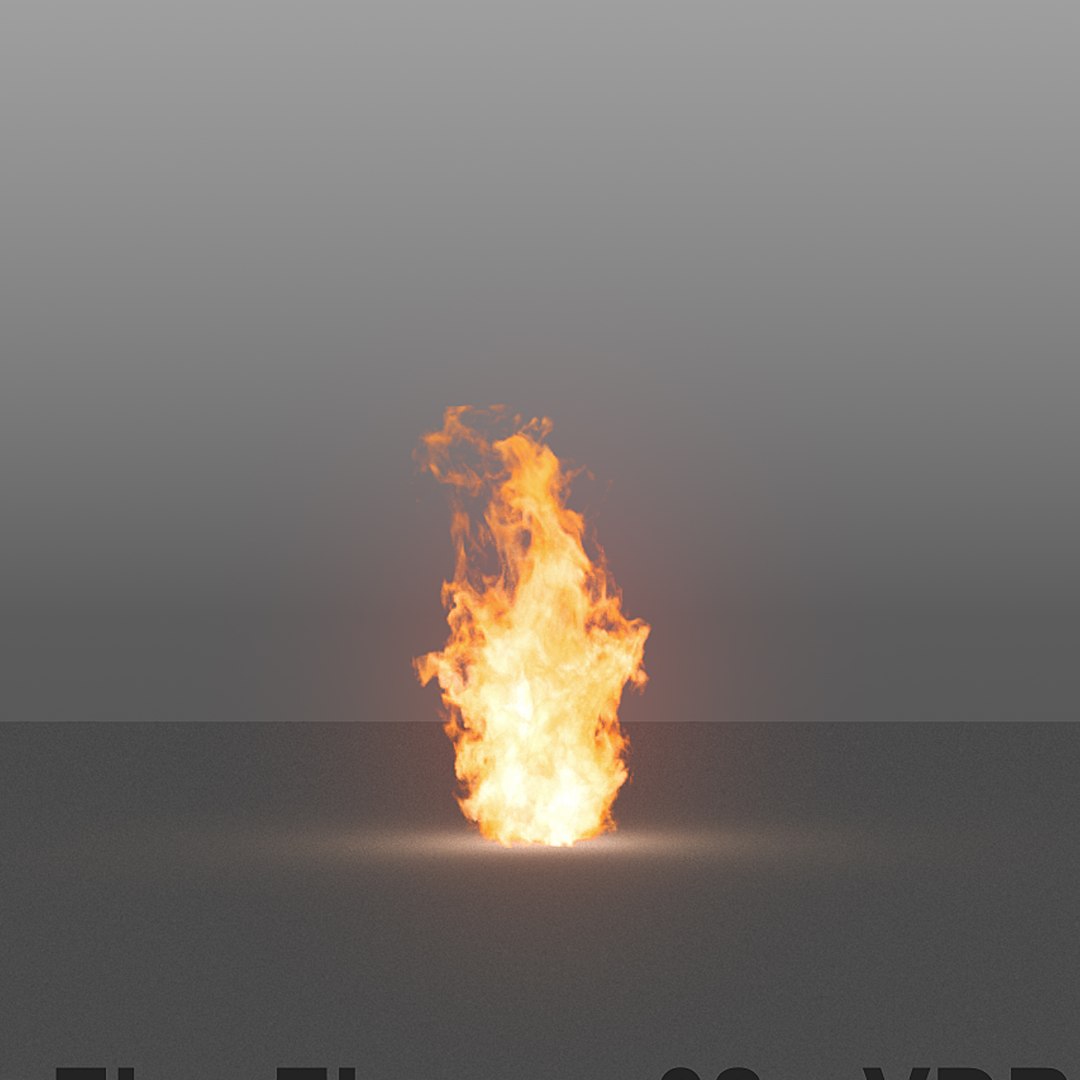 3D Model Burning Flames 02 Vdb - TurboSquid 1606057