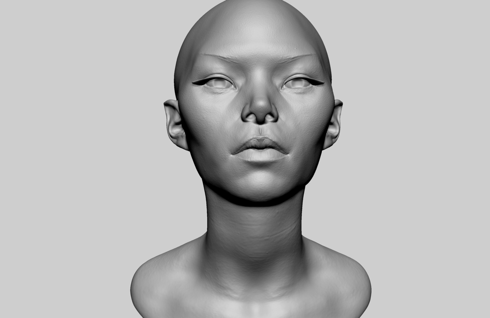 Female head anatomy 3D model - TurboSquid 1591203