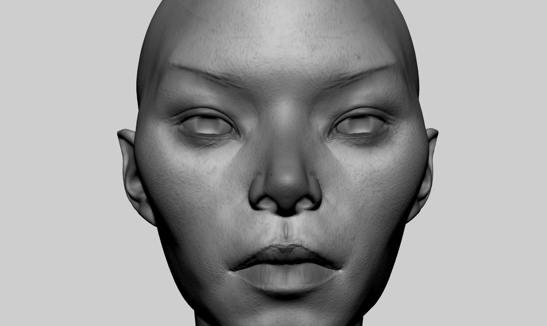 Female head anatomy 3D model - TurboSquid 1591203