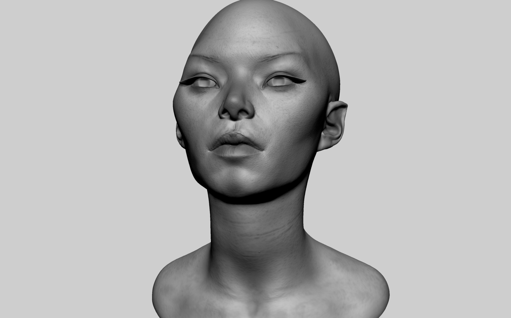 Female head anatomy 3D model - TurboSquid 1591203