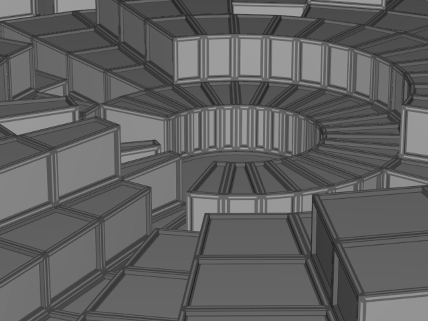 3ds max glass house structure