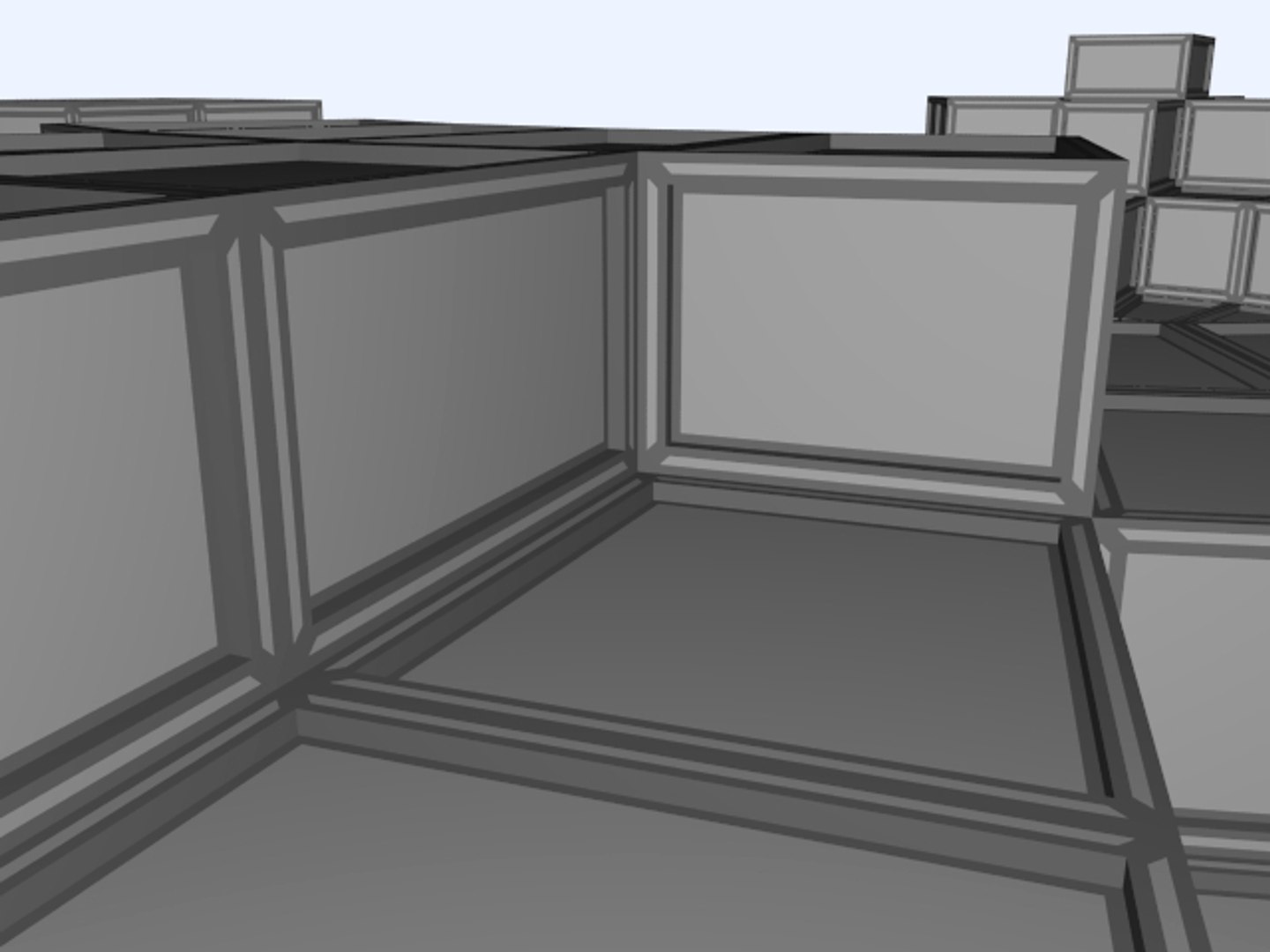 3ds max glass house structure