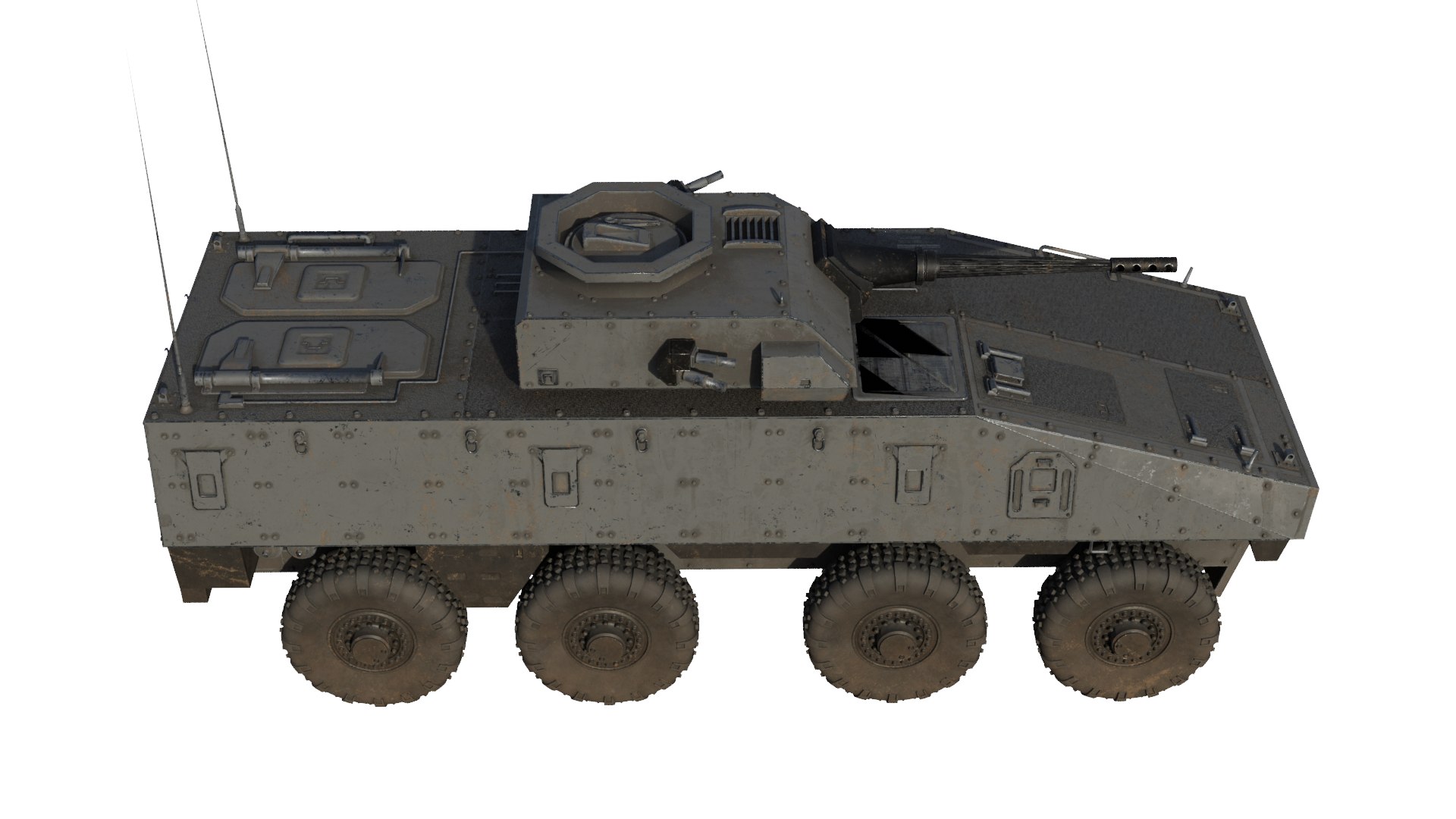 IFV Gray 3D Model - TurboSquid 2334677