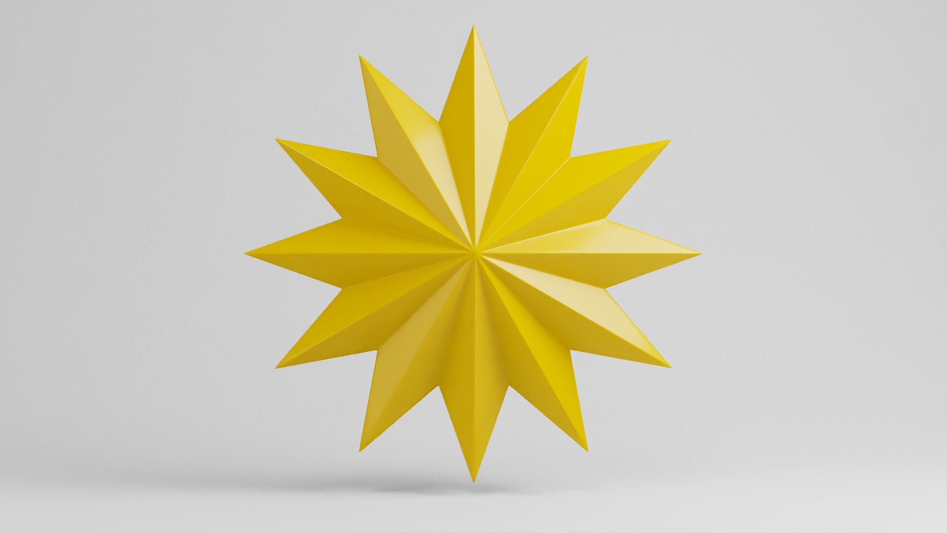 Star Simple 12 Pointed Cartoon Icon Symbol 3D Model - TurboSquid 2178432