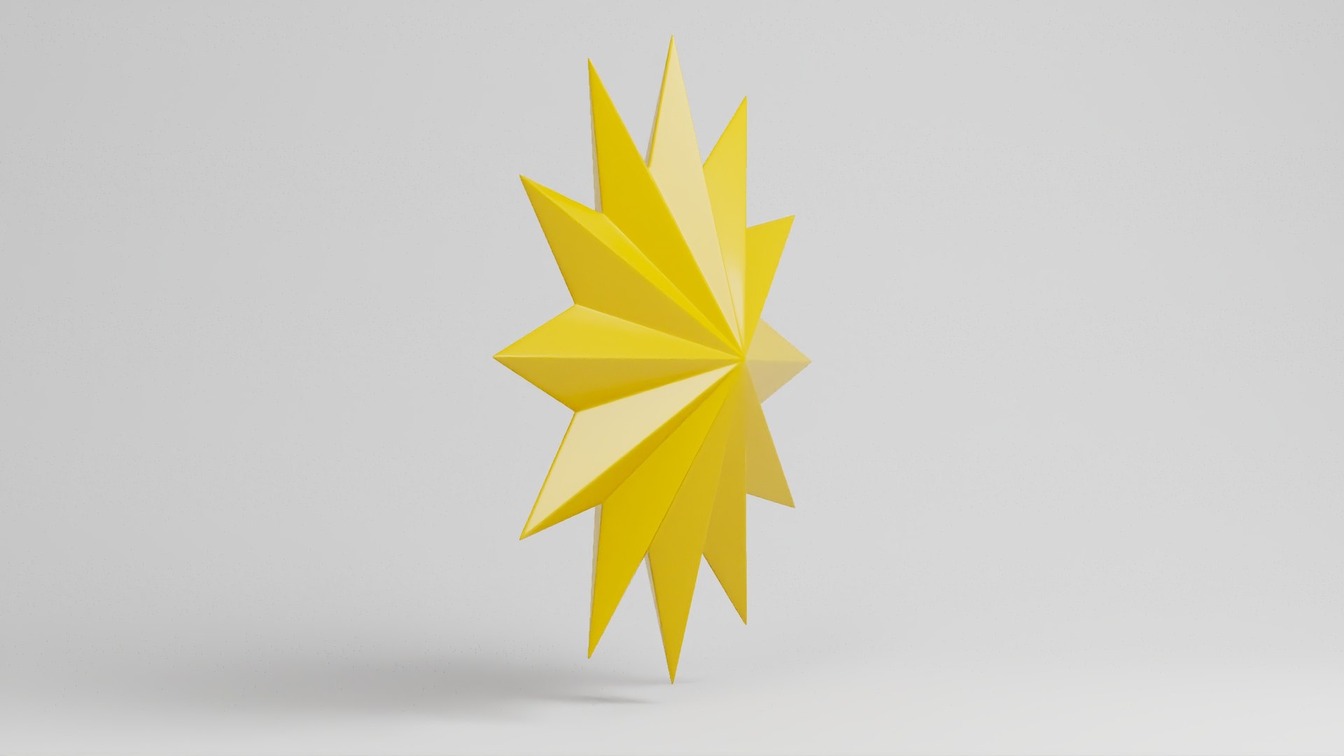 Star Simple 12 Pointed Cartoon Icon Symbol 3D Model - TurboSquid 2178432