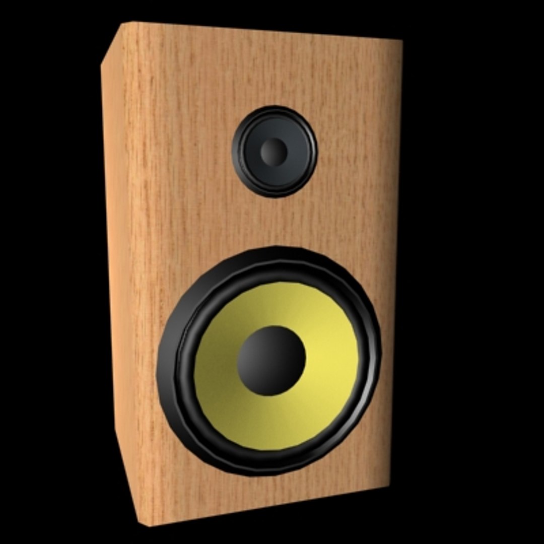 3d Loudspeaker Stereo Model