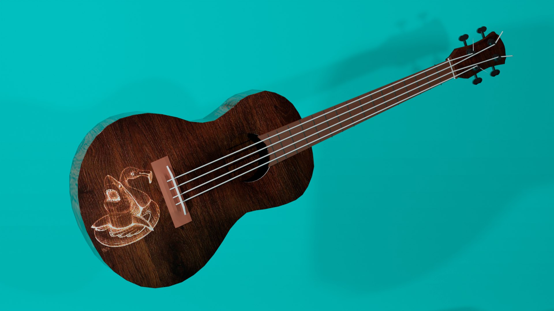 3D Ukelele Low Poly Game Ready - TurboSquid 1965974